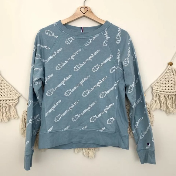 Champion | Tops | Champion Heritage French Terry Logo Sweatshirt | Poshmark